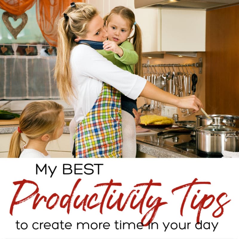 7 Best Productivity Tips To Create More Time In Your Day | A Reinvented Mom