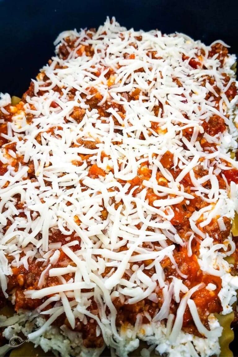 Easy Slow Cooker Lasagna A Reinvented Mom