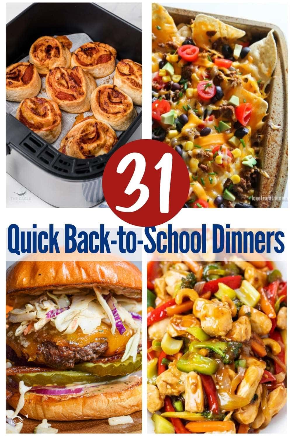 31 Easy Back-to-School Dinner Ideas | A Reinvented Mom