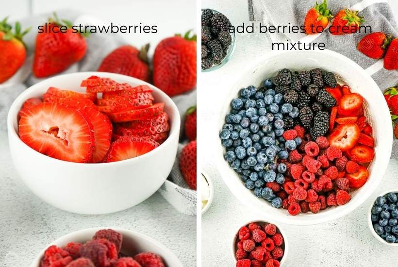 Summer Berry Cheesecake Salad | A Reinvented Mom