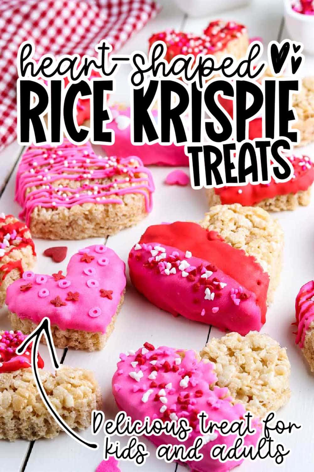Heart Shaped Rice Krispie Treats | A Reinvented Mom