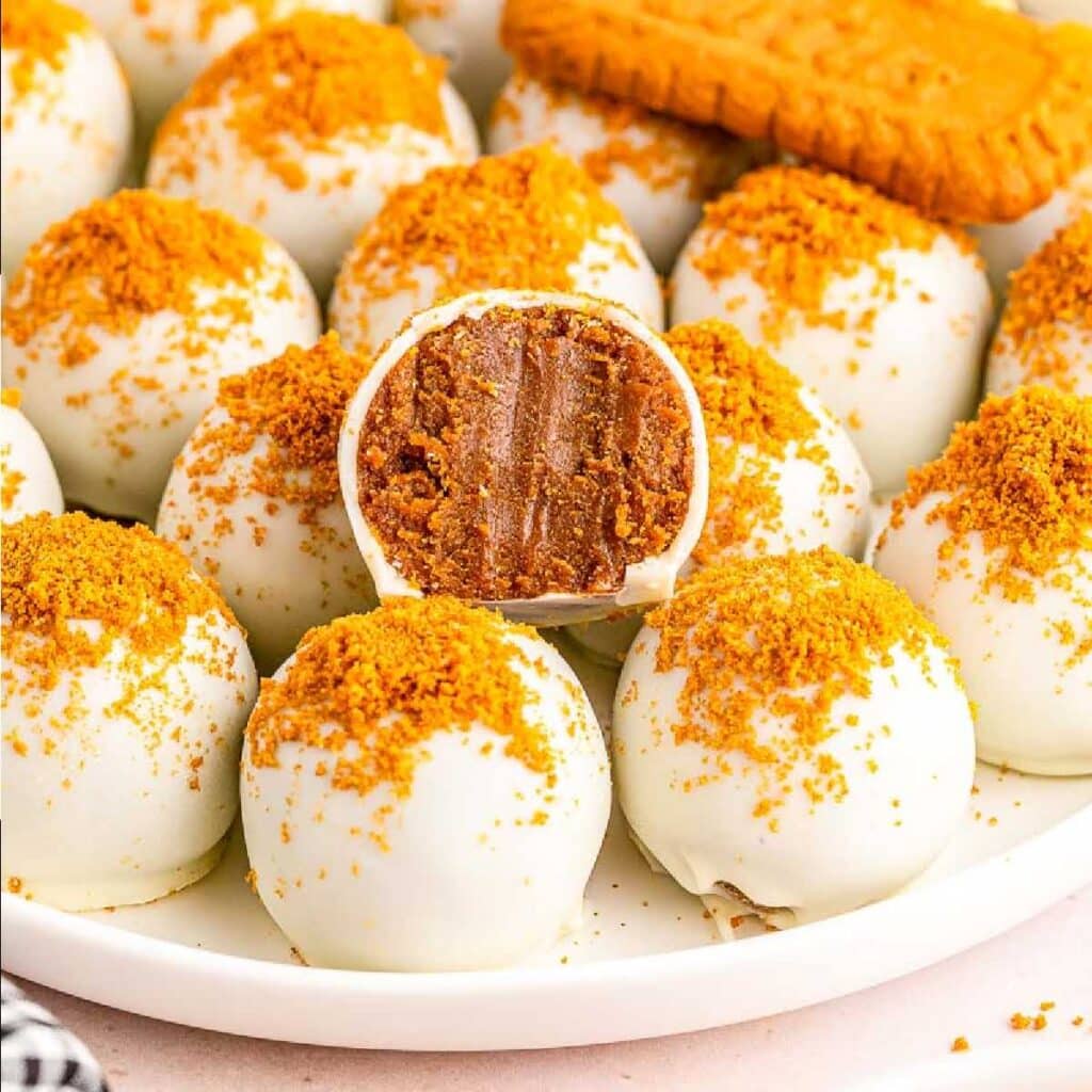 Biscoff Truffles (No Bake Recipe) | A Reinvented Mom