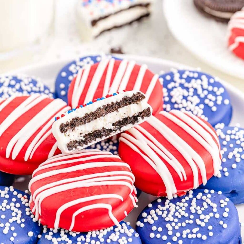 4th of July Chocolate Covered Oreos for Your Patriotic Celebrations | A ...