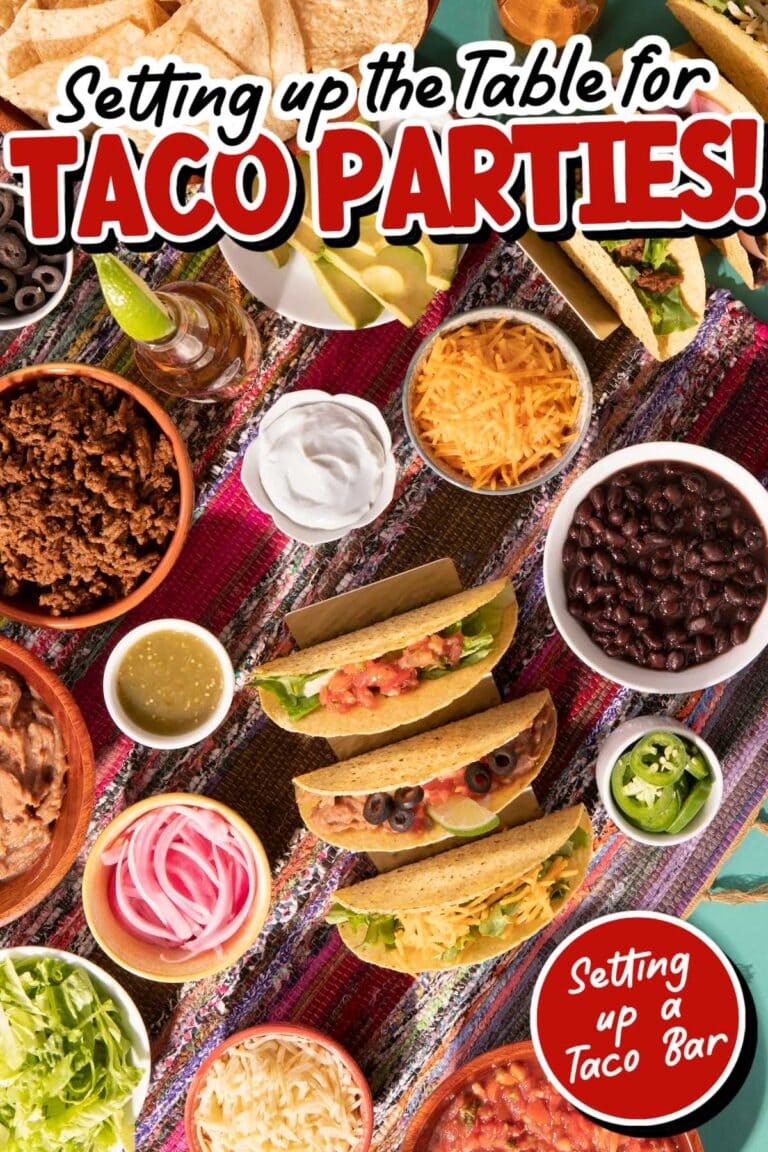 Ultimate Guide to the Taco Party Set Up | A Reinvented Mom
