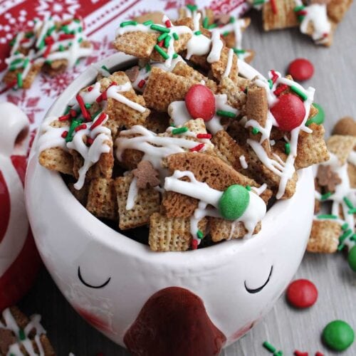Gingerbread Snack Mix | A Reinvented Mom