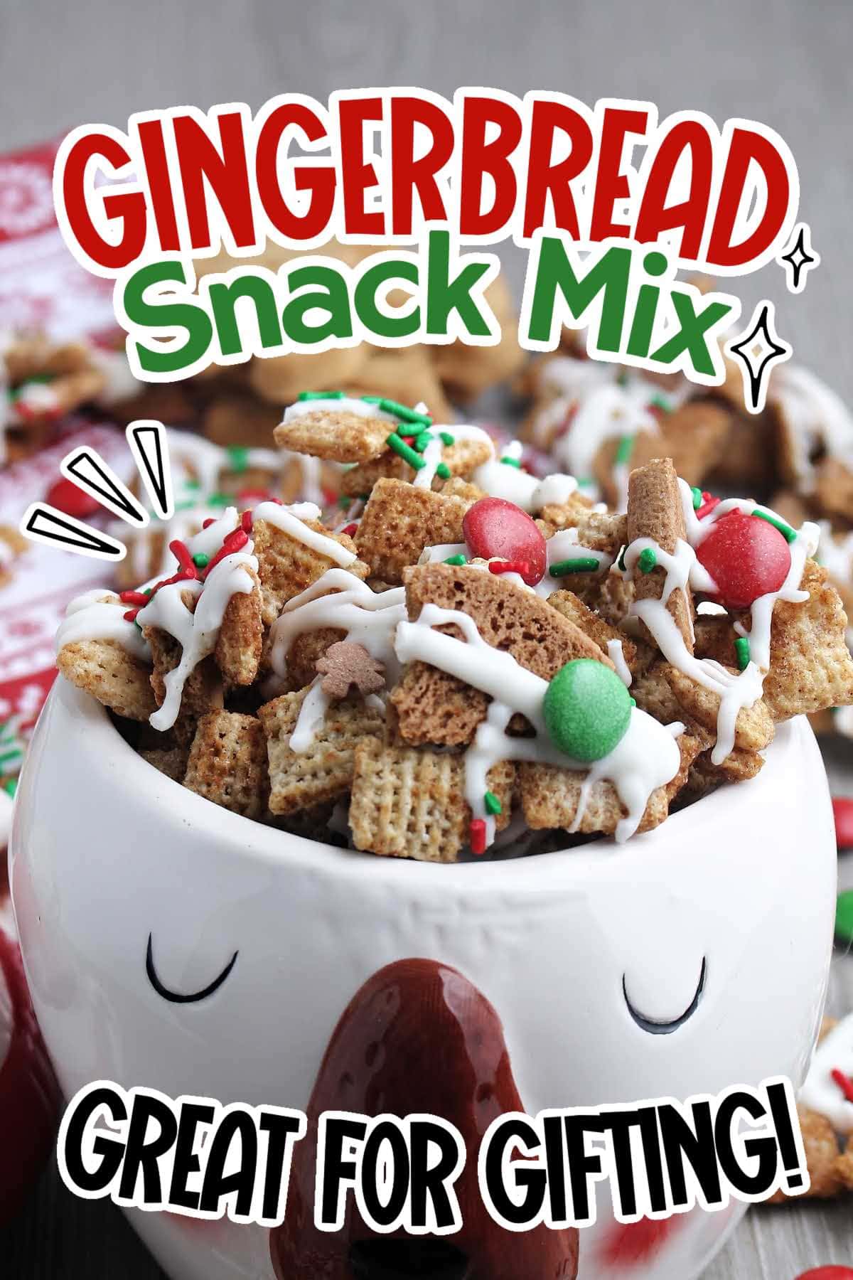 Gingerbread Snack Mix | A Reinvented Mom