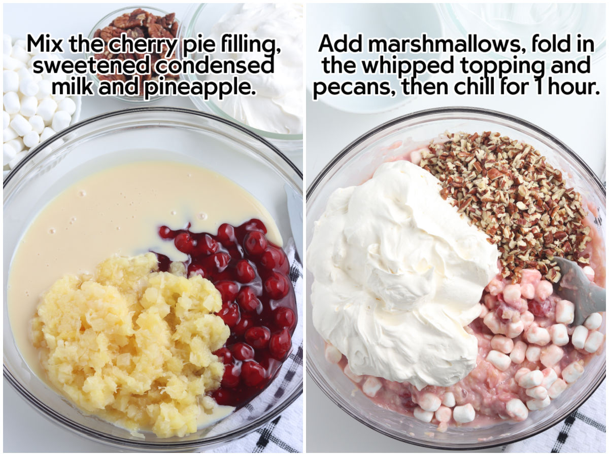 Cherry Fluff Salad | A Reinvented Mom